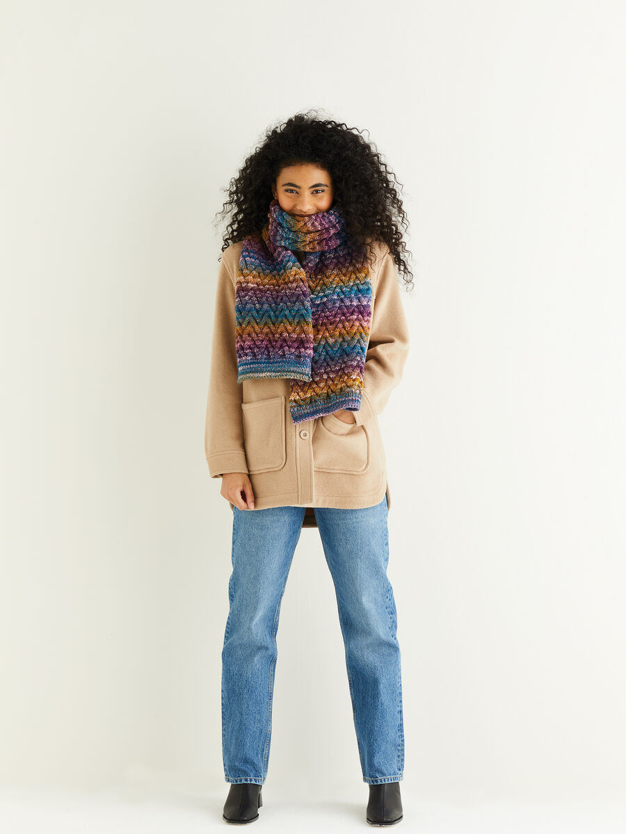 Textured Scarf in Sirdar Jewelspun | Sirdar