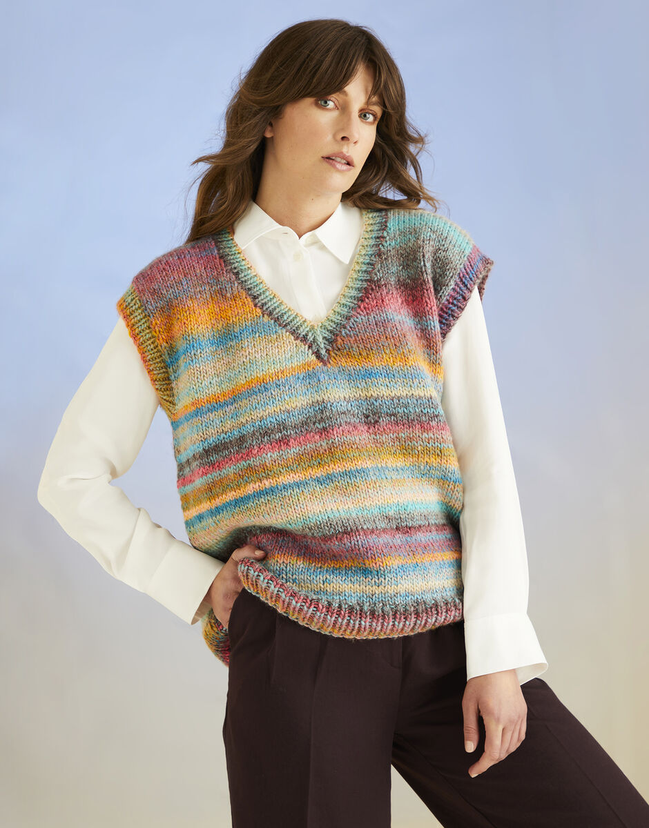 Ocean Treasure Tank Knitting Pattern Jewelspun With Wool Sirdar