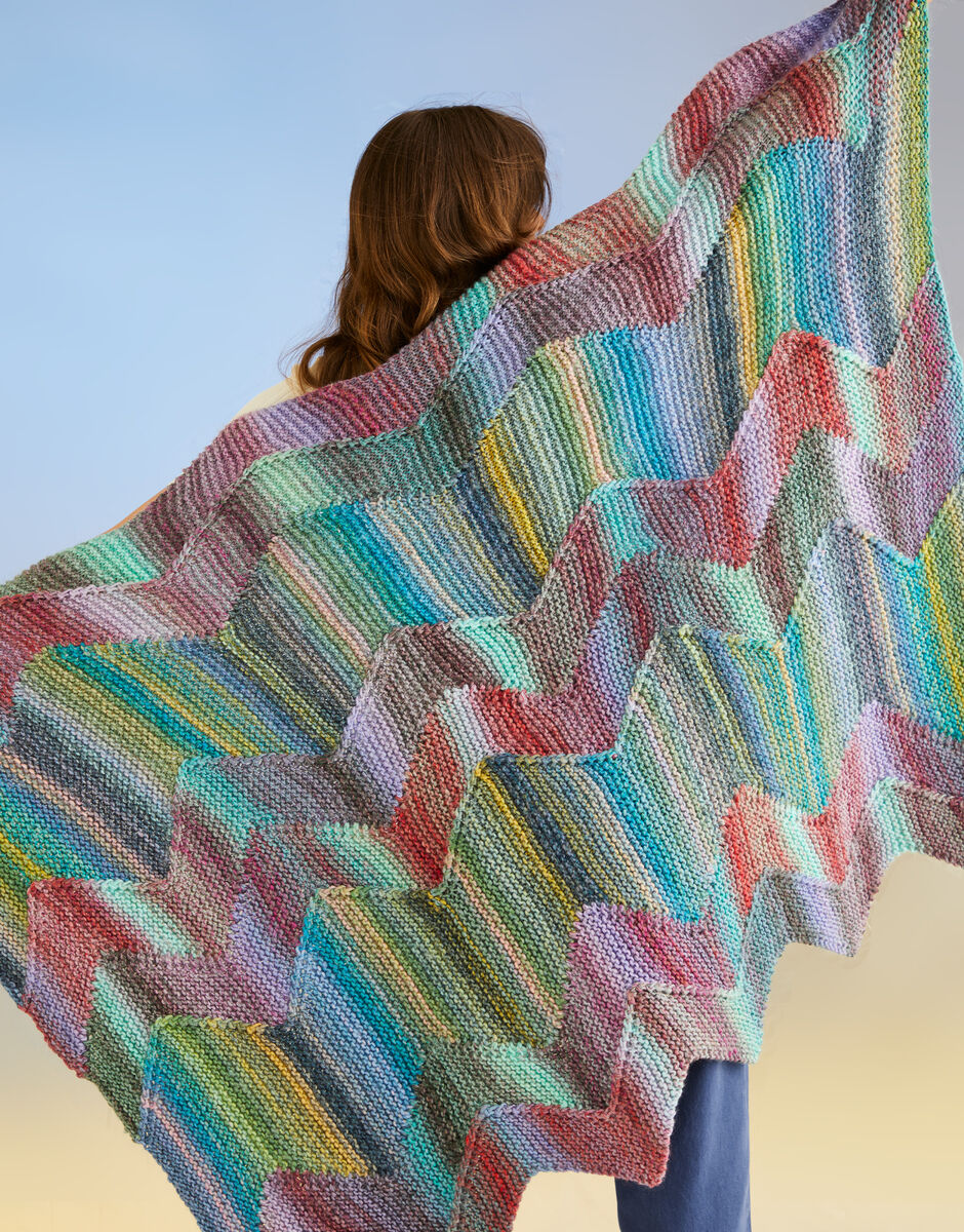 Making Waves Blanket Knitting Pattern | Jewelspun With Wool | Sirdar