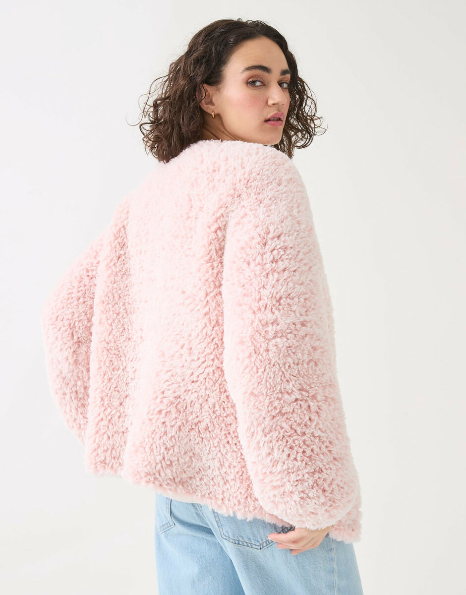 Cute Jacket Knitting Pattern In Sirdar Alpine Fur Effect | Sirdar